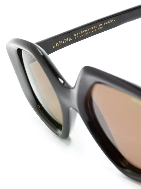 LAPIMA Stella Oversized Sunglasses - Black