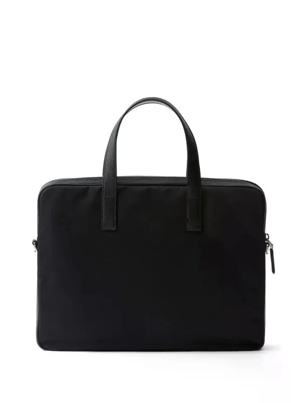 Prada Re-nylon And Saffiano Leather Briefcase