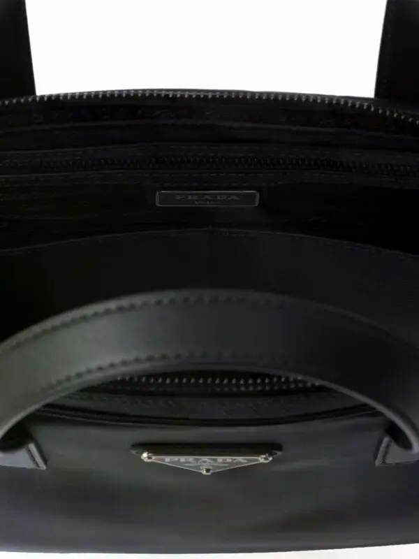 Prada Re-nylon And Saffiano Leather Briefcase