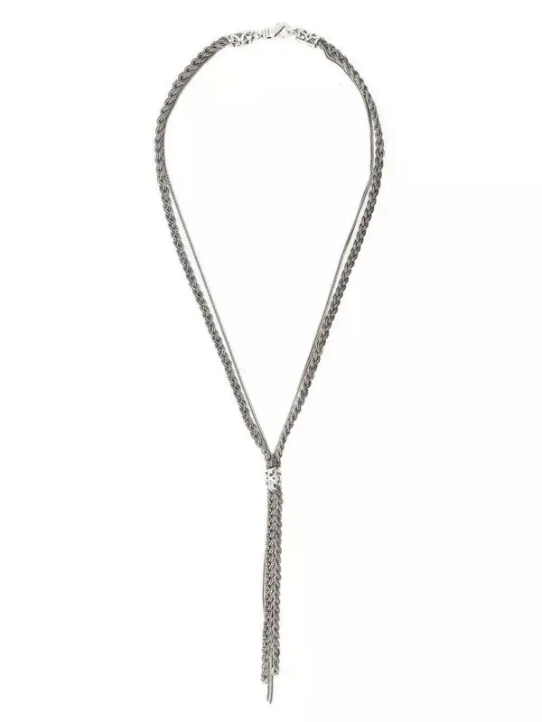 Emanuele Bicocchi Tie Chain Necklace - Silver