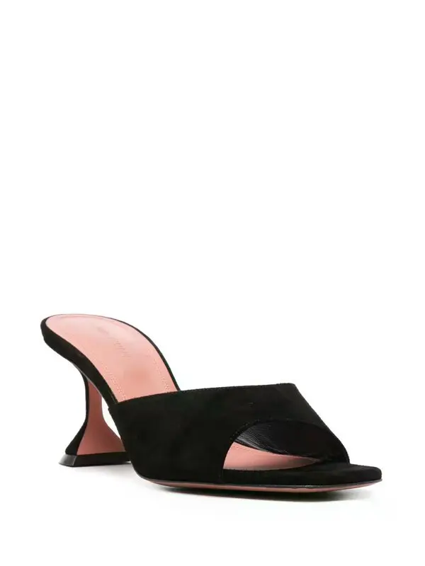 Amina Muaddi Lupita Suede Sandals