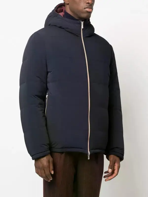 Brunello Cucinelli Reversible Padded Zipped Jacket