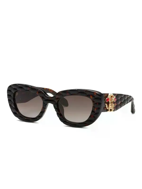 Roberto Cavalli Quilted-frame Sunglasses