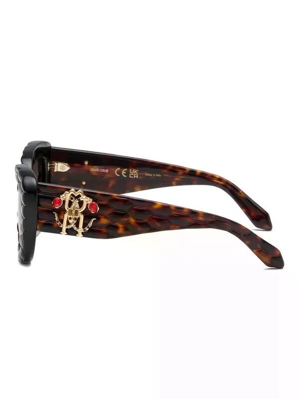Roberto Cavalli Quilted-frame Sunglasses