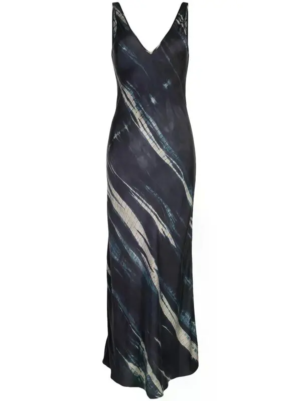 Voz Double V Bias Sleeveless Dress