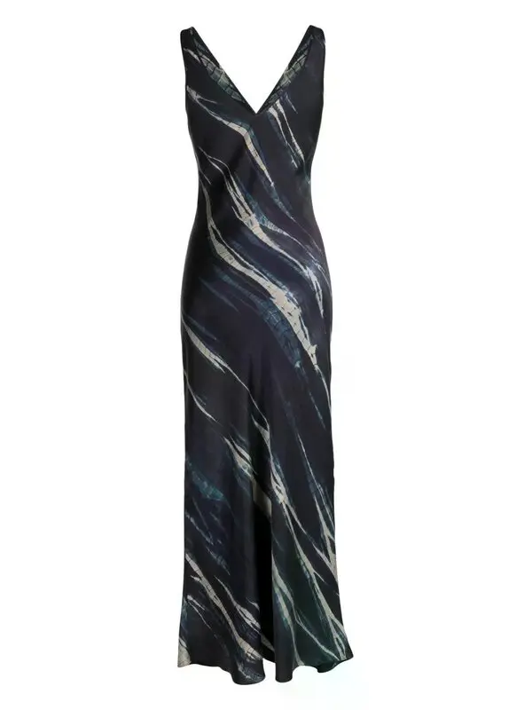 Voz Double V Bias Sleeveless Dress