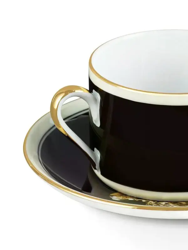 Dolce & Gabbana Leopard-print Porcelain Tea Set