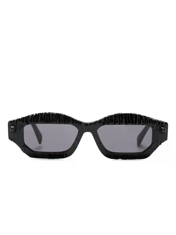KUBORAUM Q6 Geometric-frame Sunglasses - Black
