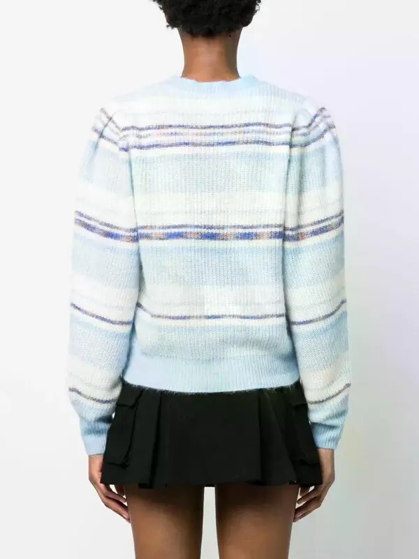 BOSS Stripe-pattern Crew-neck Sweatshirt