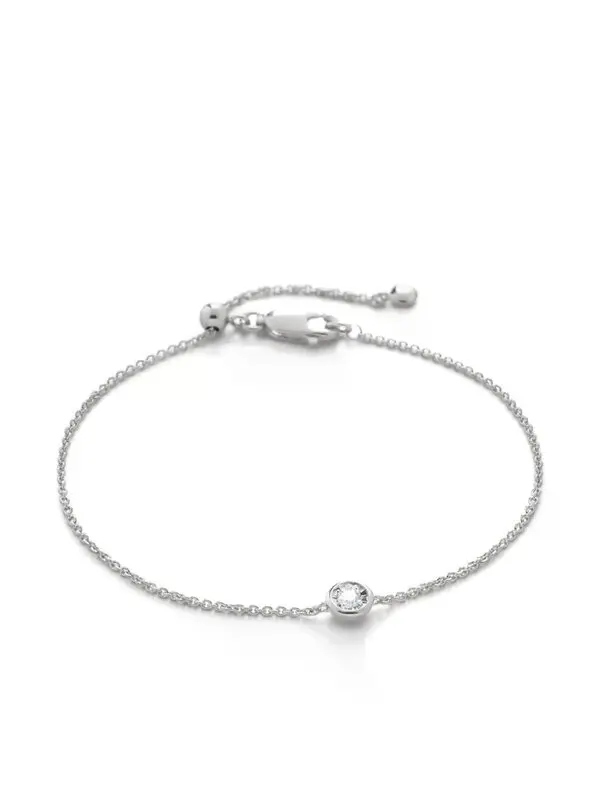 Monica Vinader 18kt Gold Vermeil Diamond Bracelet - Silver