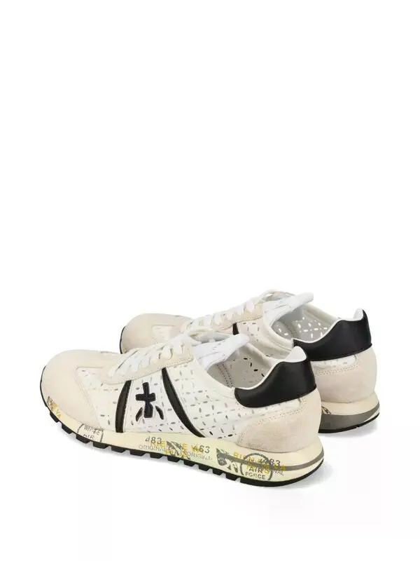 Premiata Lucy Suede-panel Sneakers - Neutrals