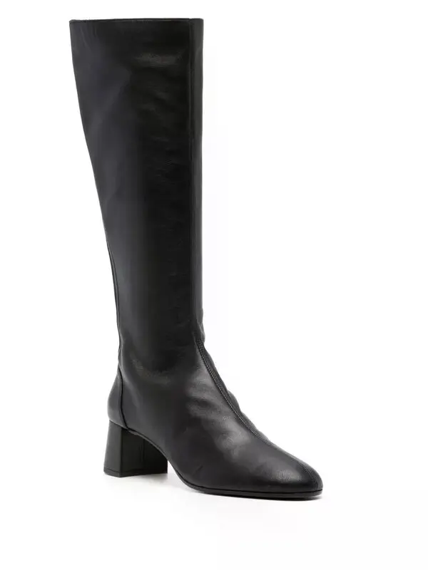 AQUAZZURA Saint Honore 50 Leather Knee-high Boots
