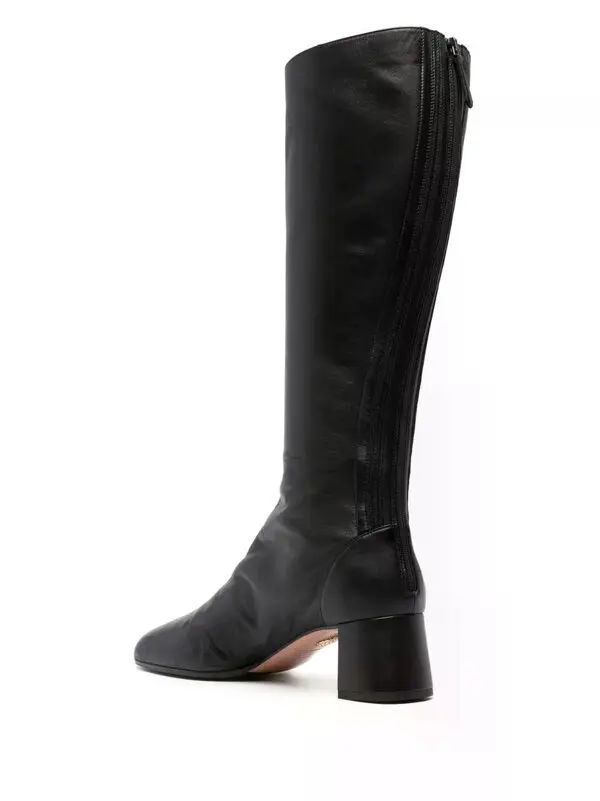 AQUAZZURA Saint Honore 50 Leather Knee-high Boots