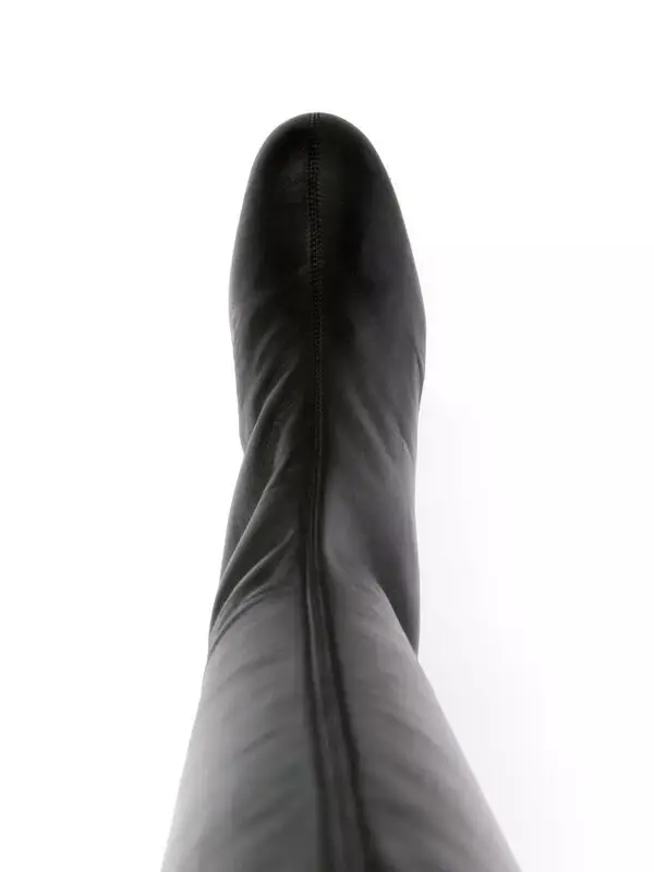 AQUAZZURA Saint Honore 50 Leather Knee-high Boots