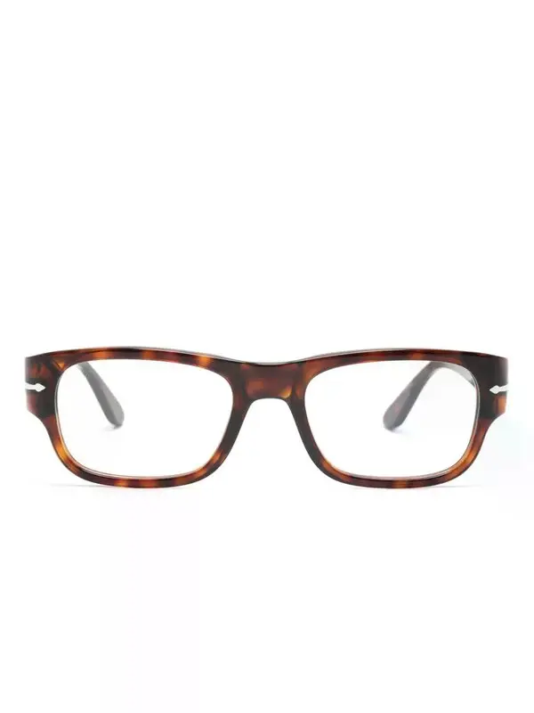 Persol Rectangle-frame Glasses - Brown