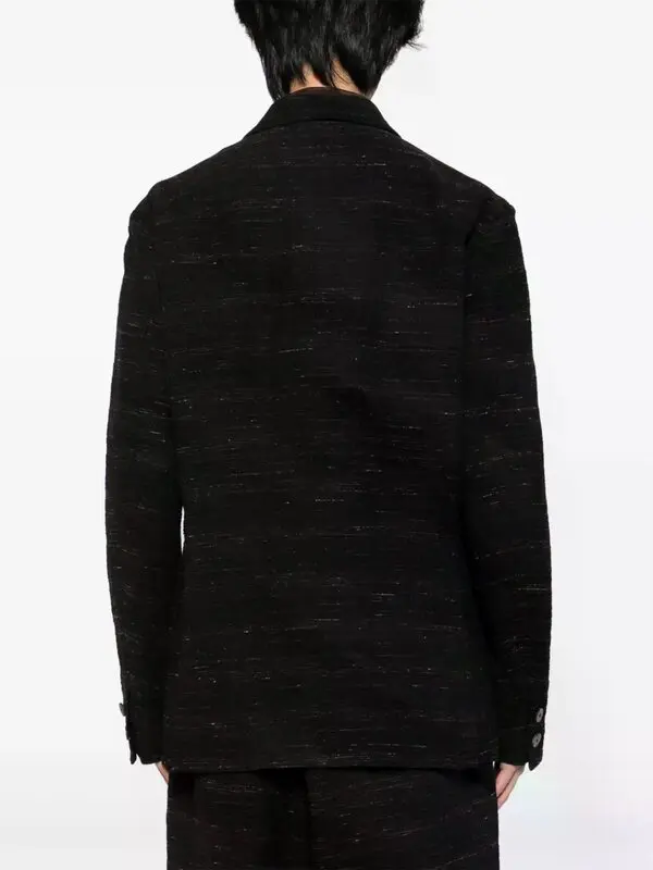 CALMLENCE Peaked Lapel Sack Blazer