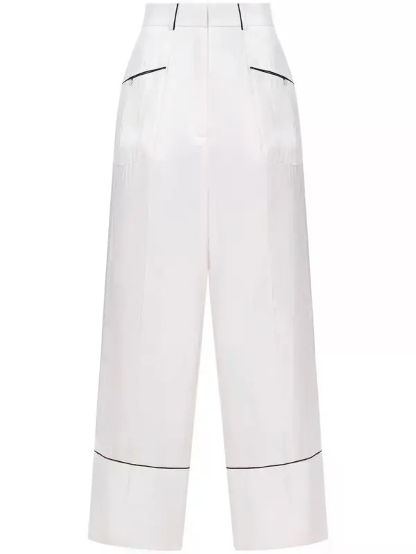 A.M.G. Piped-trim Trousers