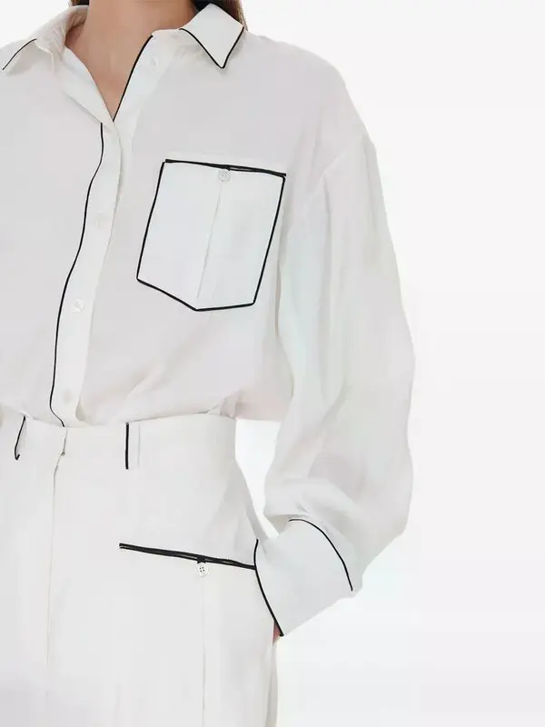 A.M.G. Piped-trim Trousers