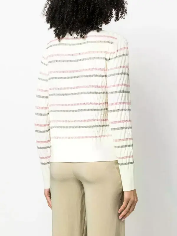 BOSS Double-striped Knitted Sweater