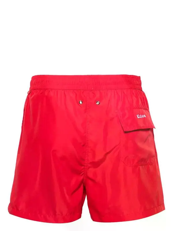 Kiton Drawstring-waist Swim Shorts