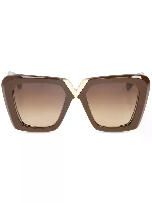 Valentino Garavani Oversized Sunglasses - Brown