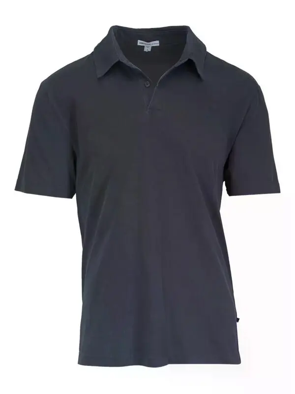 JAMES PERSE Cotton Polo Shirt - Grey