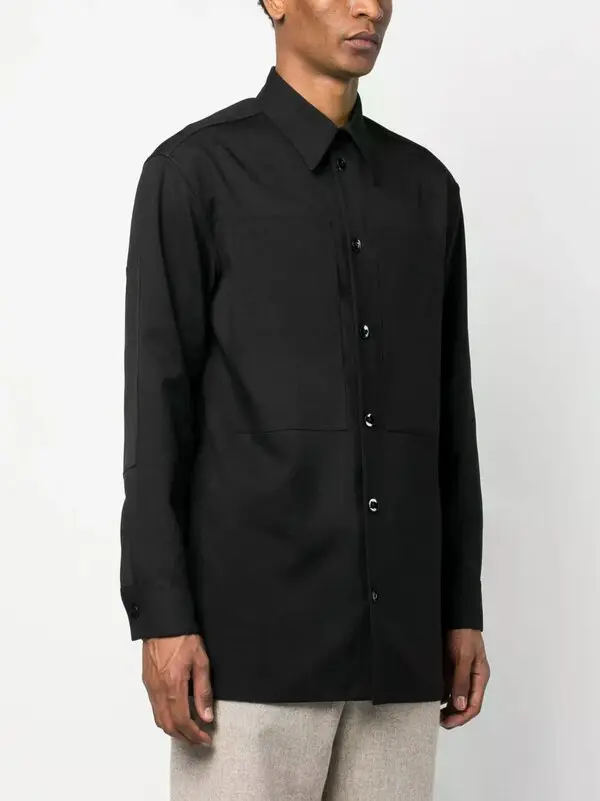 JIL SANDER Pointed-collar Button-up Shirt