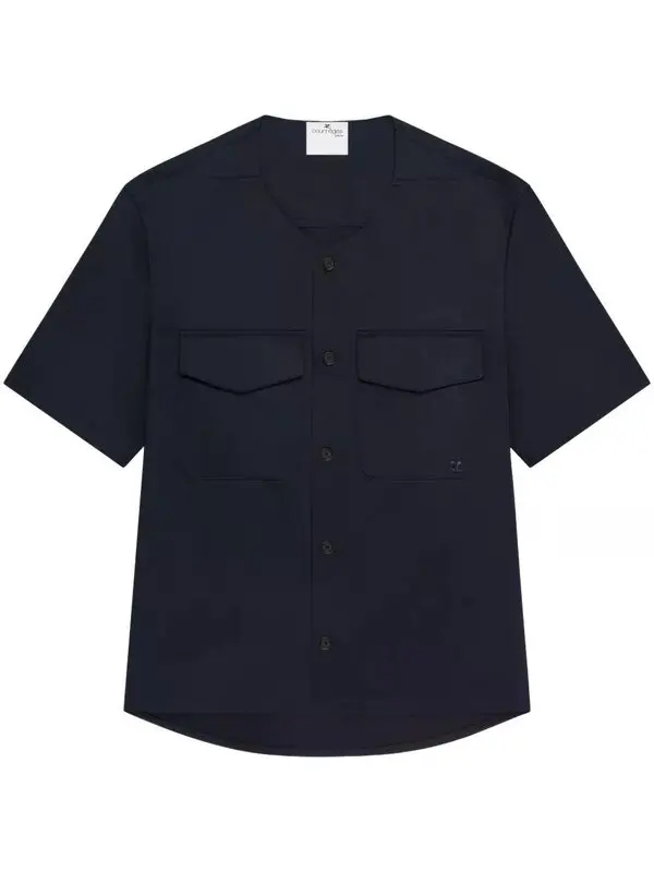 COURREGES Collarless Shirt