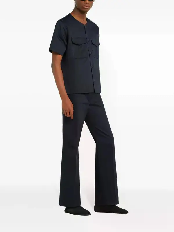 COURREGES Collarless Shirt