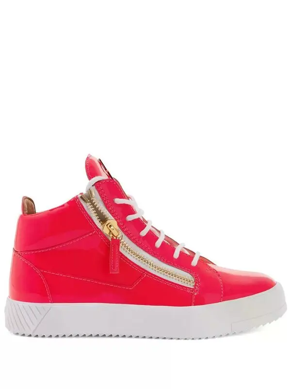 GIUSEPPE ZANOTTI Kriss High-top Sneakers - Red