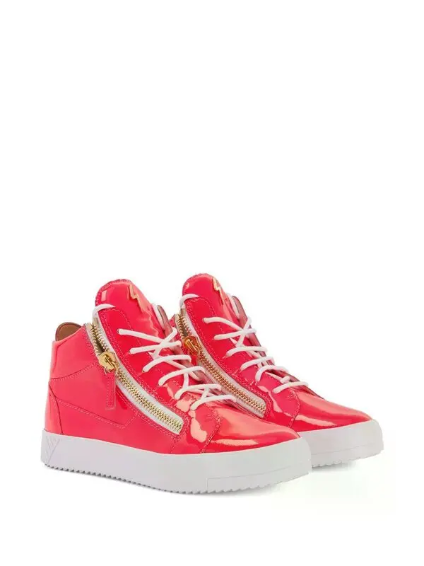 GIUSEPPE ZANOTTI Kriss High-top Sneakers - Red