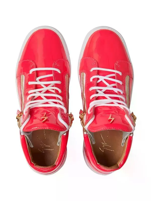 GIUSEPPE ZANOTTI Kriss High-top Sneakers - Red