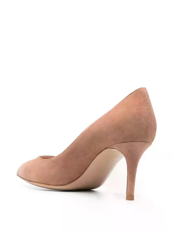 GIANVITO ROSSI 70mm Suede Pumps - Neutrals