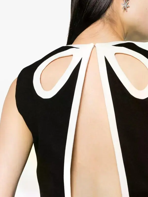MSGM Cut-out Detail Sleeveless Minidress