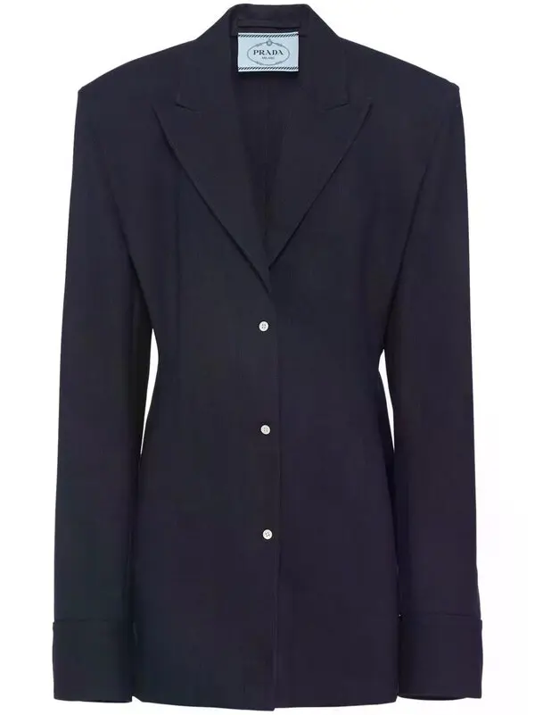 Prada Single-breasted Pinstripe Jacket