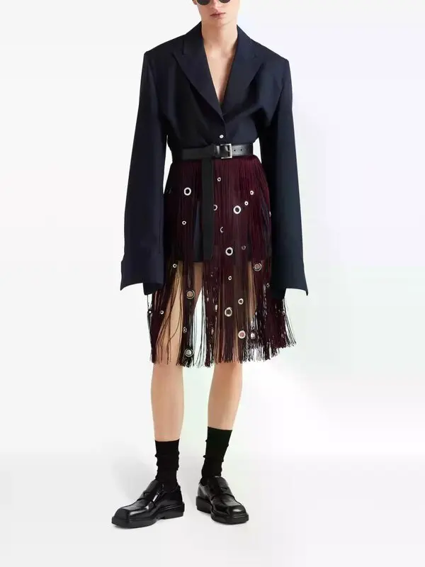 Prada Single-breasted Pinstripe Jacket