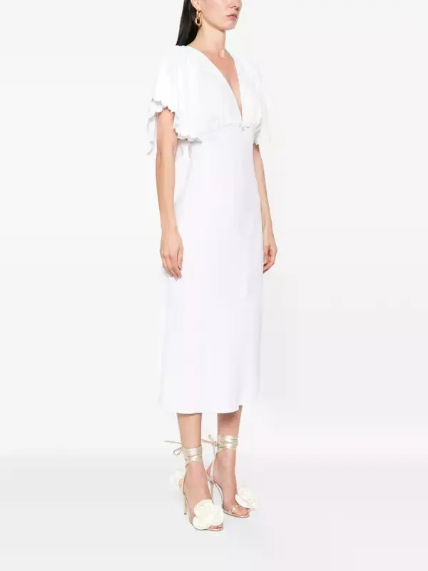 Elisabetta Franchi Crepe Midi Dress