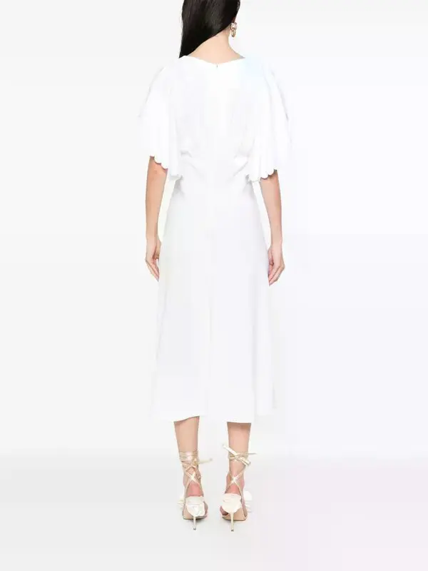 Elisabetta Franchi Crepe Midi Dress