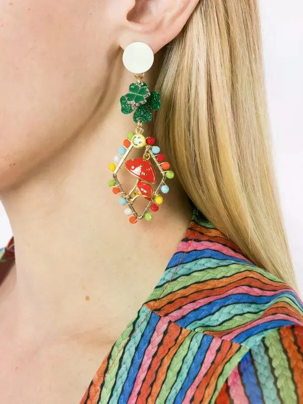 AMIR SLAMA Bead-embellished Earrings