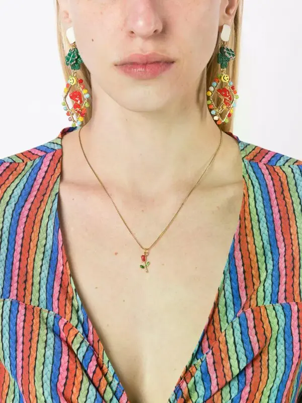 AMIR SLAMA Bead-embellished Earrings