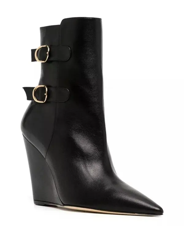 STUART WEITZMAN Pointed-toe 100mm Wedge Boots