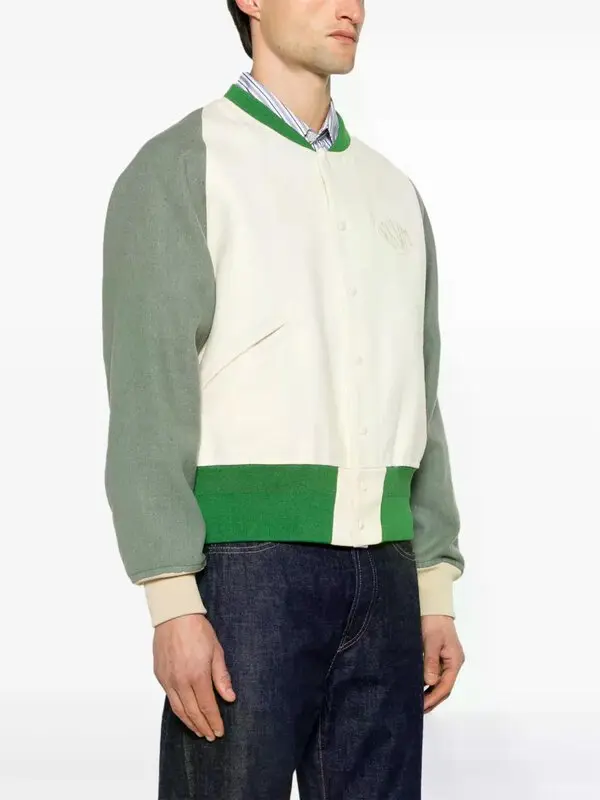 Visvim Logo-patch Felted Varsity Jacket