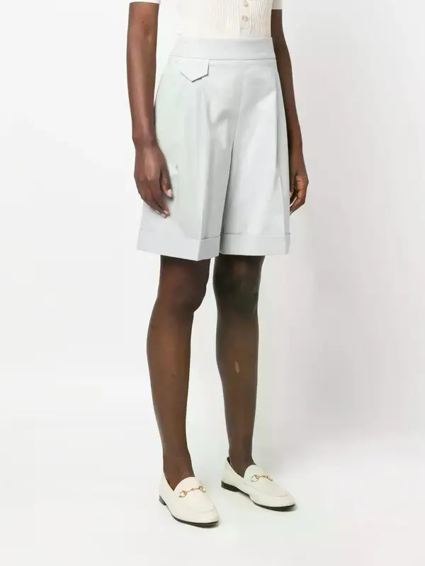 Eleventy Cotton-blend Tailored Shorts
