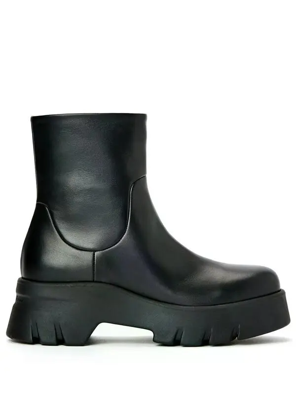 GIANVITO ROSSI Montey Leather Ankle Boots
