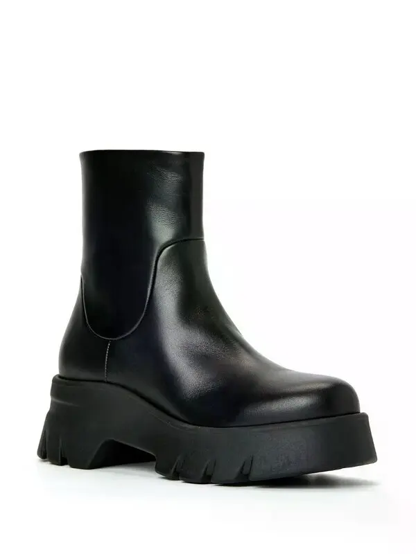 GIANVITO ROSSI Montey Leather Ankle Boots