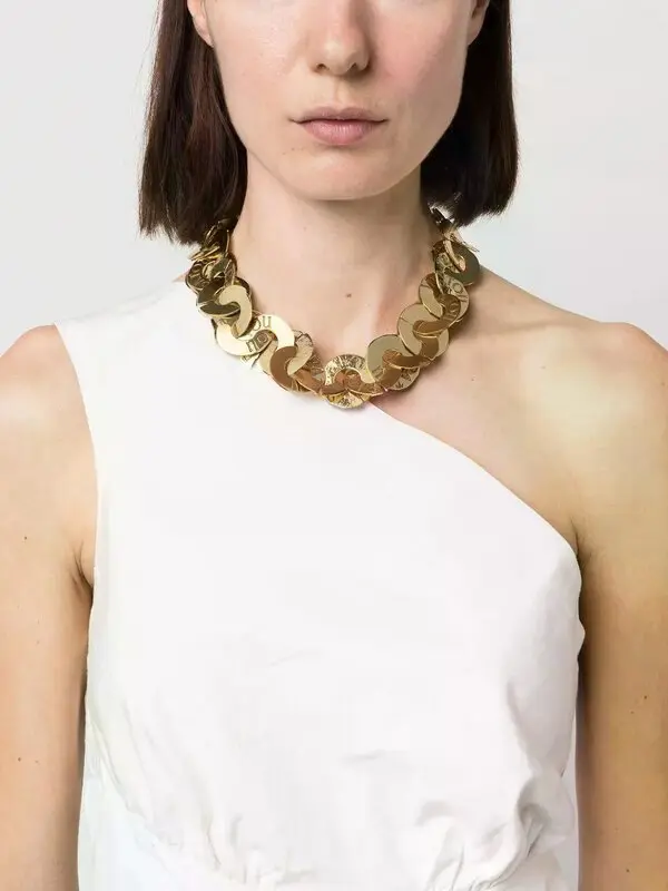 PATOU Brass Coin Necklace