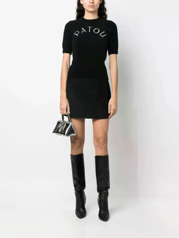 PATOU High-waisted A-line Miniskirt