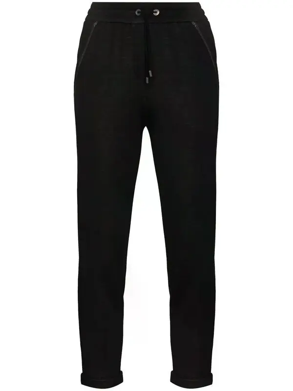 Brunello Cucinelli Monili-detail Drawstring Track Pants
