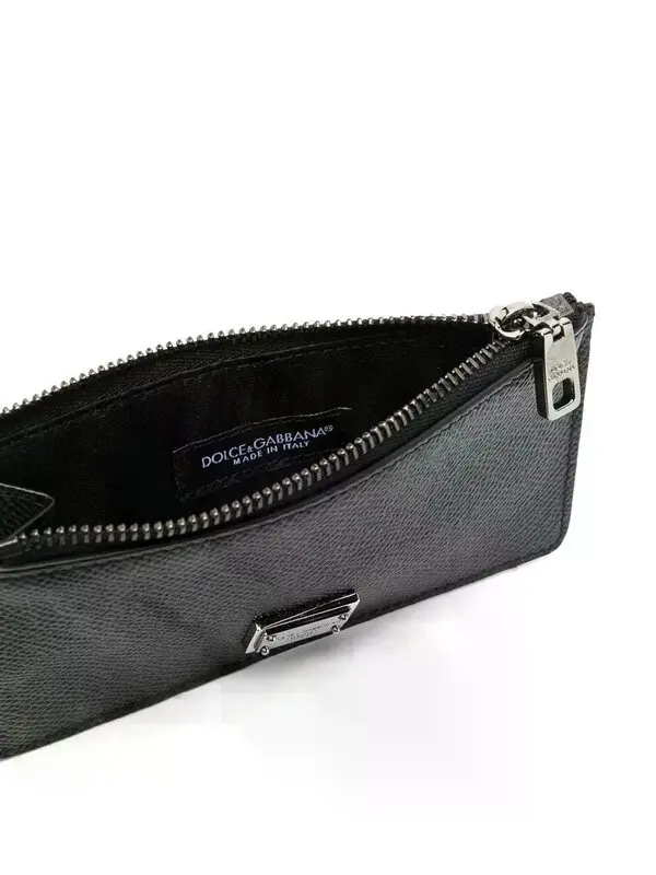 Dolce & Gabbana Logo-tag Leather Card Holder