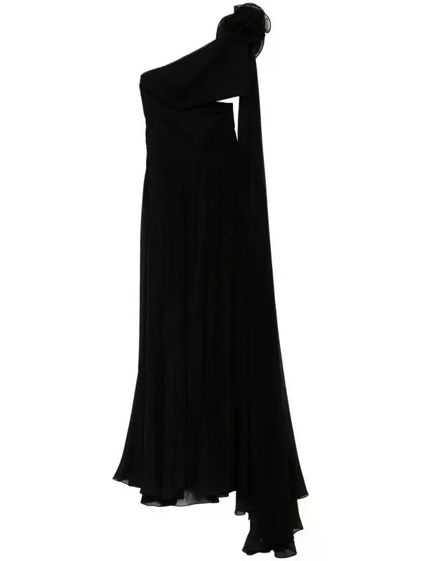 Elie Saab Asymmetric Silk Gown
